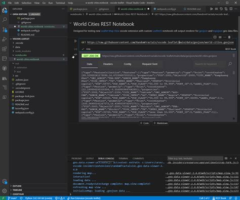 Create Notebooks Folder Issue RandomFractals Vscode Leaflet GitHub