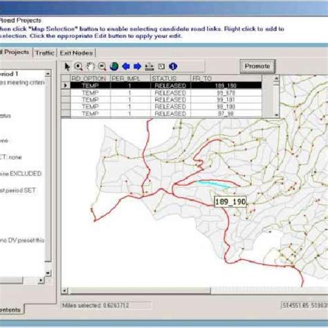 this custom gis interface facilitates preselecting decision variables