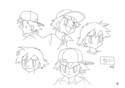 Pokemon 1997 Part 1 Model Sheets Turnarounds Character References