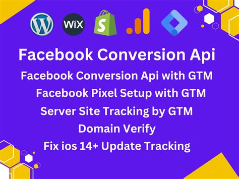 facebook pixel and conversion api server site tracking to gtm upwork