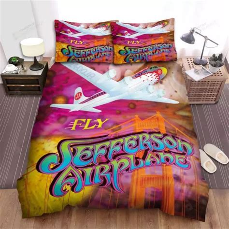 Jefferson Airplane Band Fly Jefferson Airplane Poster Quilt Duvet Cover