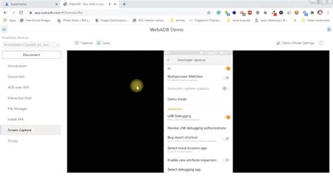 how to run adb from web browser without installing adb drivers webadb