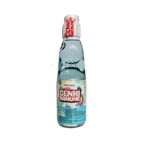 Ramune Genki Originalaus Skonio Gazuotas Gėrimas