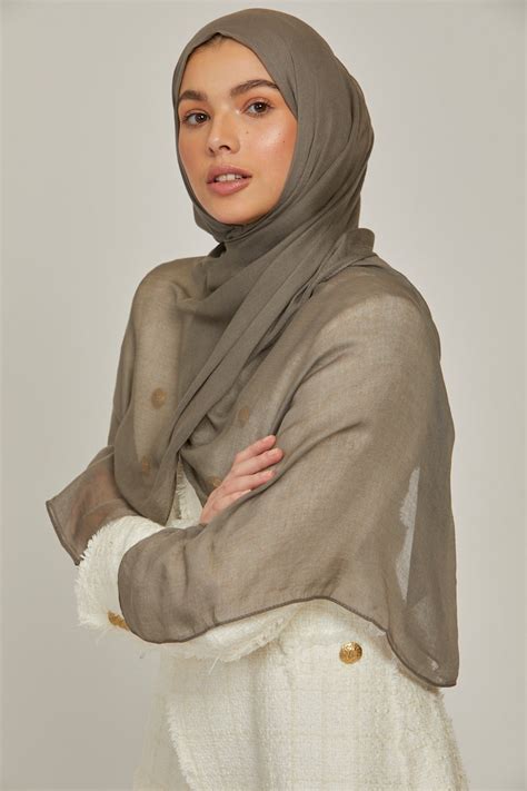 Premium Modal Matt Hijab Backdrop Grey