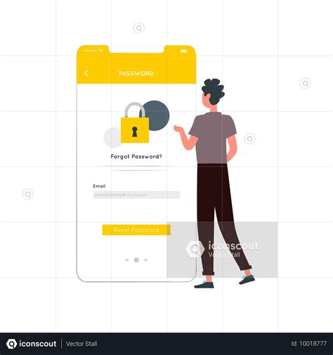 Guy Is Explaining How To Reset The Password Animation Free Download