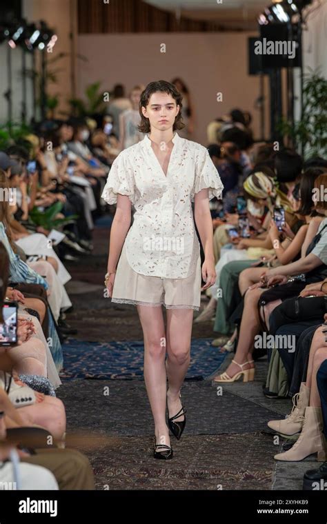 Tokyo Japan 29th Aug 2024 Fashion Runway Model August 29 2024