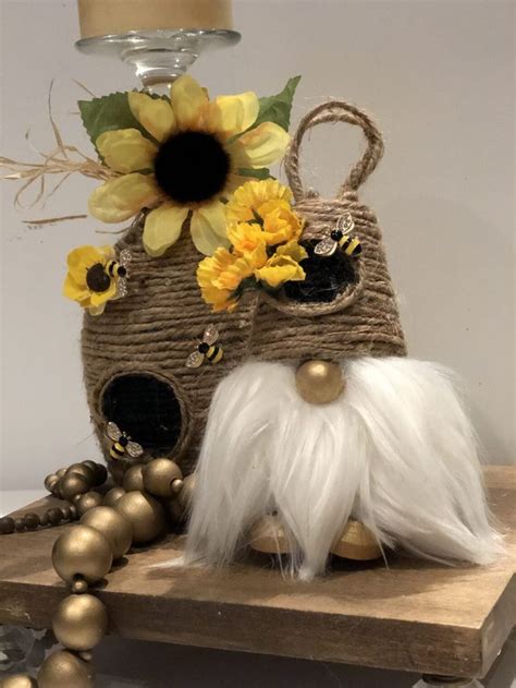 Cute Beehive DIY Just That Perfect Piece Bee Hives Diy Dollar Tree Crafts Honey Bee Decor
