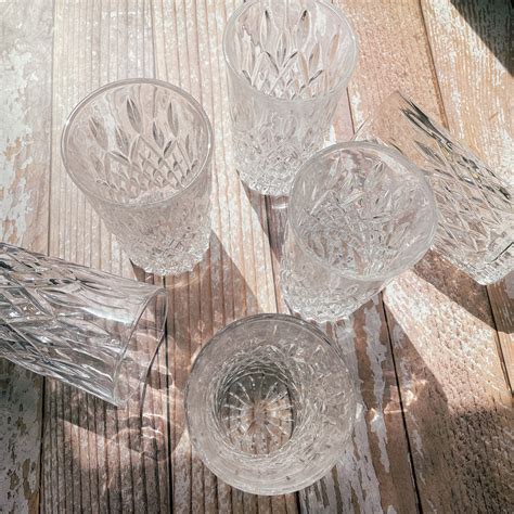 Glass Drinkware Set Home Decoration And Furnishings In Uae Min Ayn Home