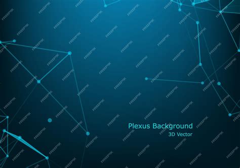 Premium Vector Abstract Vector Particles And Lines Plexus Effect
