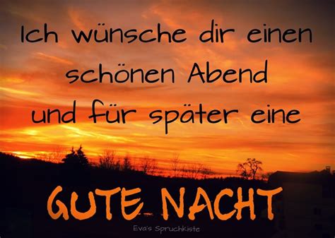 Ich W Nsche Dir Einen Sch Nen Abend Und F R Sp Ter Eine Gute Nacht