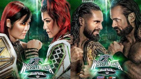 Wwe Wrestlemania Xl Night 2 Match Card Full List Of Matches Which Will