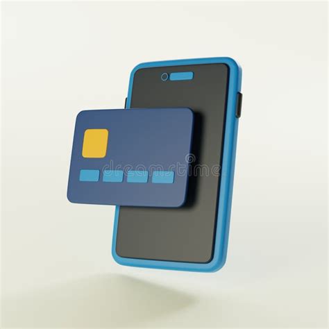 Visualizing Of Payments Credit Card For Online Transactions 3d Render