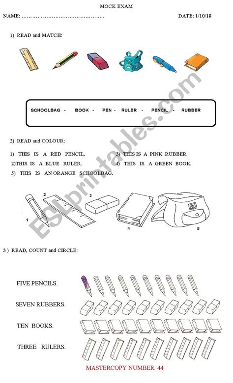 Exams Mock Exams Practice Esl Worksheet By Missalejandra