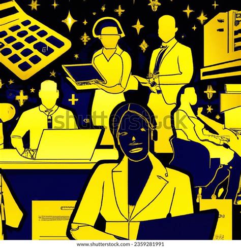 Diverse Array People Corporate Attire Working Ai Generated Image