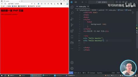 P3 Php基础语法 Echo输出和注释【猫叔2023php零基础从入门到精通快速入门教程面向对象mysql数据库实战项目练习