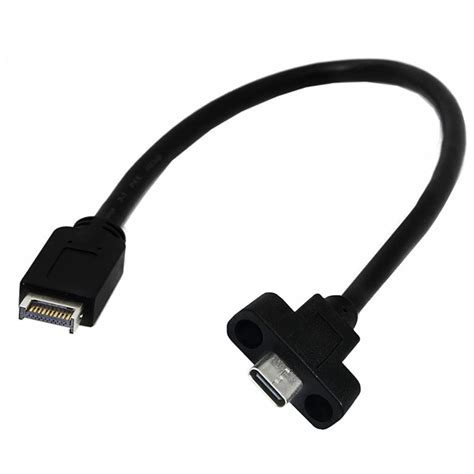 Connectors Usb 31 Front Panel To Type C Extension Cable Gen2 10gbps