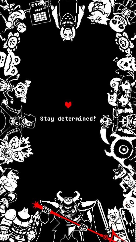 Undertale Wallpaper Stay Determined Ảnh Tường Cho điện Thoại Hoạt