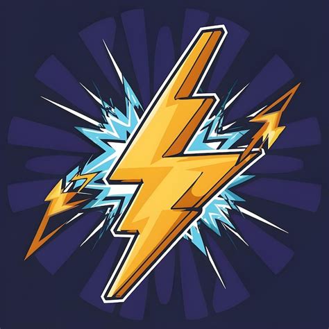 Premium Photo Vector Tshirt Design Of Lightning Cartoon 3d Style