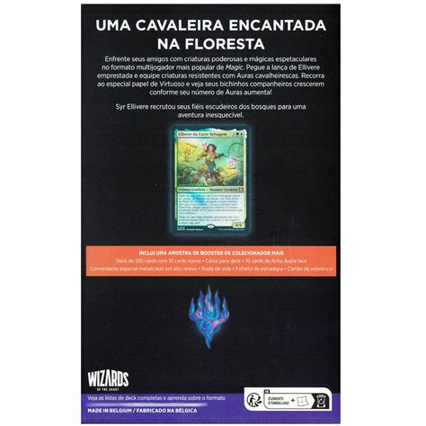 Magic Deck Commander Terras Selvagens De Eldraine Virtude E Valor