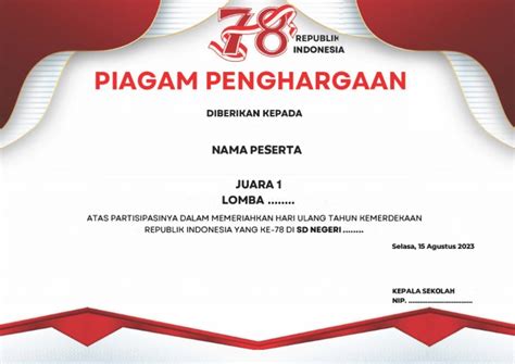 Contoh Sertifikat Lomba Pdf