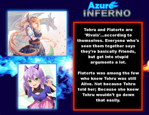 Azure Fact 118 Tohru And Flatorte By Bluefireproduction On Deviantart