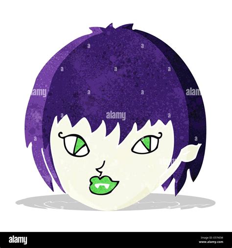 Cartoon Vampire Girl Face Stock Vector Image And Art Alamy