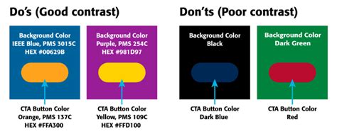 Ieee Button Design Guidelines Ieee Brand Experience