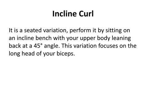 PPT Dumbbell Bicep Curls Benefits Mistakes PowerPoint Presentation Free Download ID 11698132