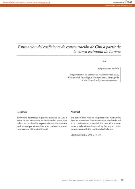 Bueno 1111gini Ejercicios Resueltos 27 Estimación Del Coe Ciente De