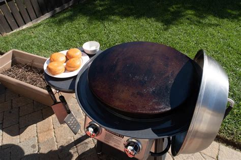 Smash Burgers On The Cuisinart 360 Griddle Cooking Center 919raleigh