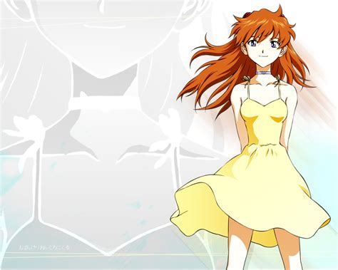 Asuka Langley Soryu Yellow Dress Cosplay Costume Telegraph