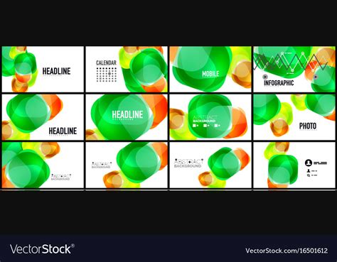 Modern Geometric Presentation Background Vector Image