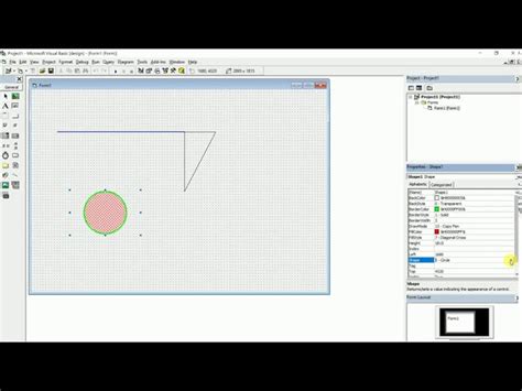How To Draw Circle In Vb6