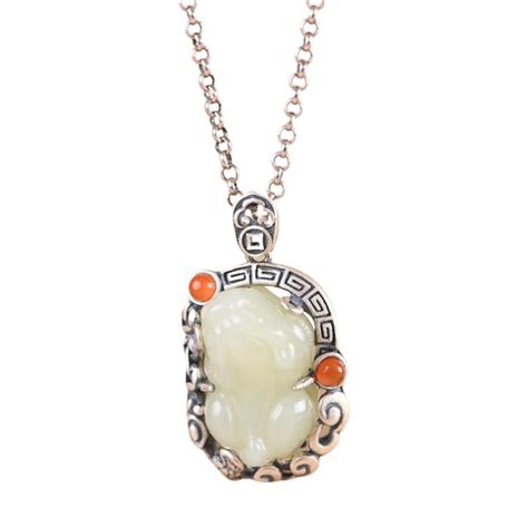 Natural Jade Pi Yao Prosperity Necklace Buddha Power Store