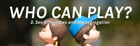 Sex Differences And Sex Segregation Cyclry