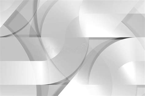 Abstract White 3 D Background With Multi Exposure Geometric Pattern 3d Stock Illustration
