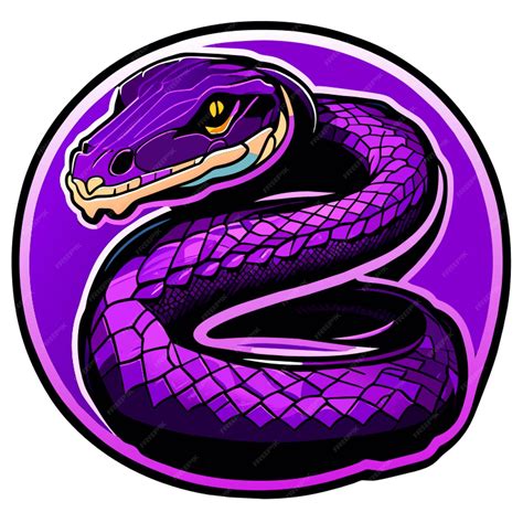 Premium Vector Amethystine Python Scrub Python Sticker Vector