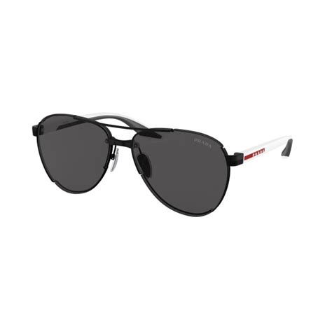 Prada Linea Rossa Ps 51ys 1bo08f Matte Black Sunglasses Man