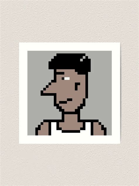 Quandale Dingle Pixel Art Meme Funny Art Print By Therkmr Redbubble