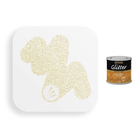Rust Oleum Sparkling Gold Glitter Paint Toy Safe 125ml Sprayster