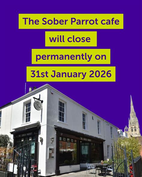 Important Update The Sober Parrot Cafe Like Many Hospitality
