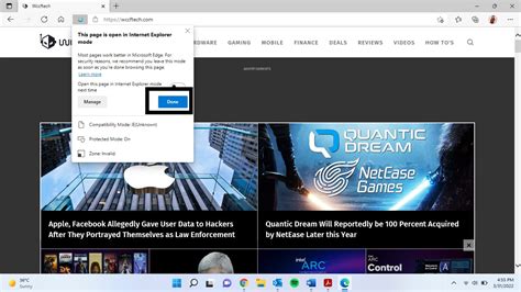 How To Use Internet Explorer Mode In Edge On Windows 11
