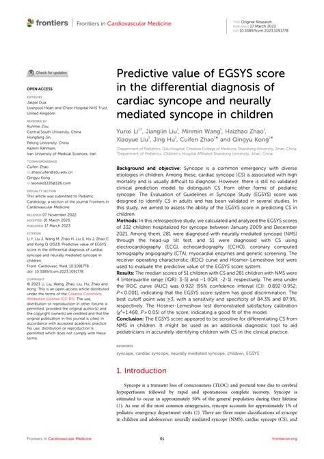 Pdf Predictive Value Of Egsys Score In The Differential Diagnosis Of