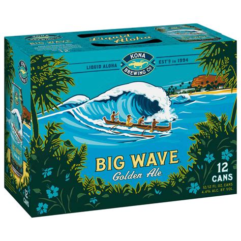 Kona Big Wave Golden Ale Beer 12 Oz Cans Shop Beer At H E B