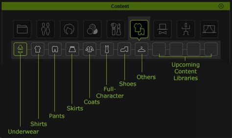the categorization of content library