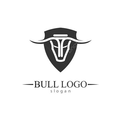 Template Icons App Featuring Symbols And Logo Of A Bull Horn And