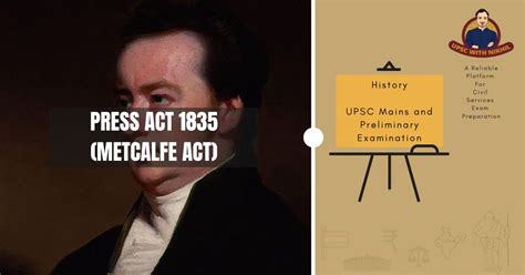Press Act 1835 Metcalfe Act