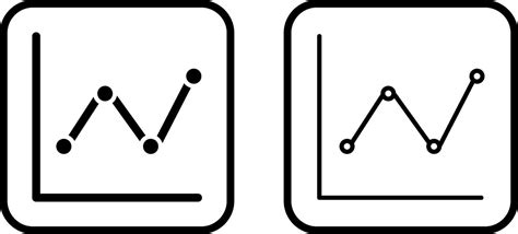 Line Chart Vector Icon 42015659 Vector Art At Vecteezy