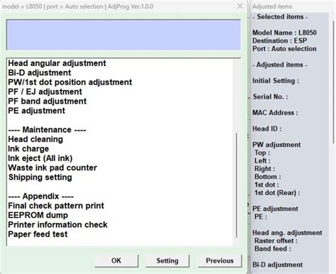 Epson L8050 Resetter Software Etsy