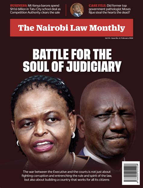 Nairobi Law Monthly Magazine February 2024 Edition Nairobi Law Monthly